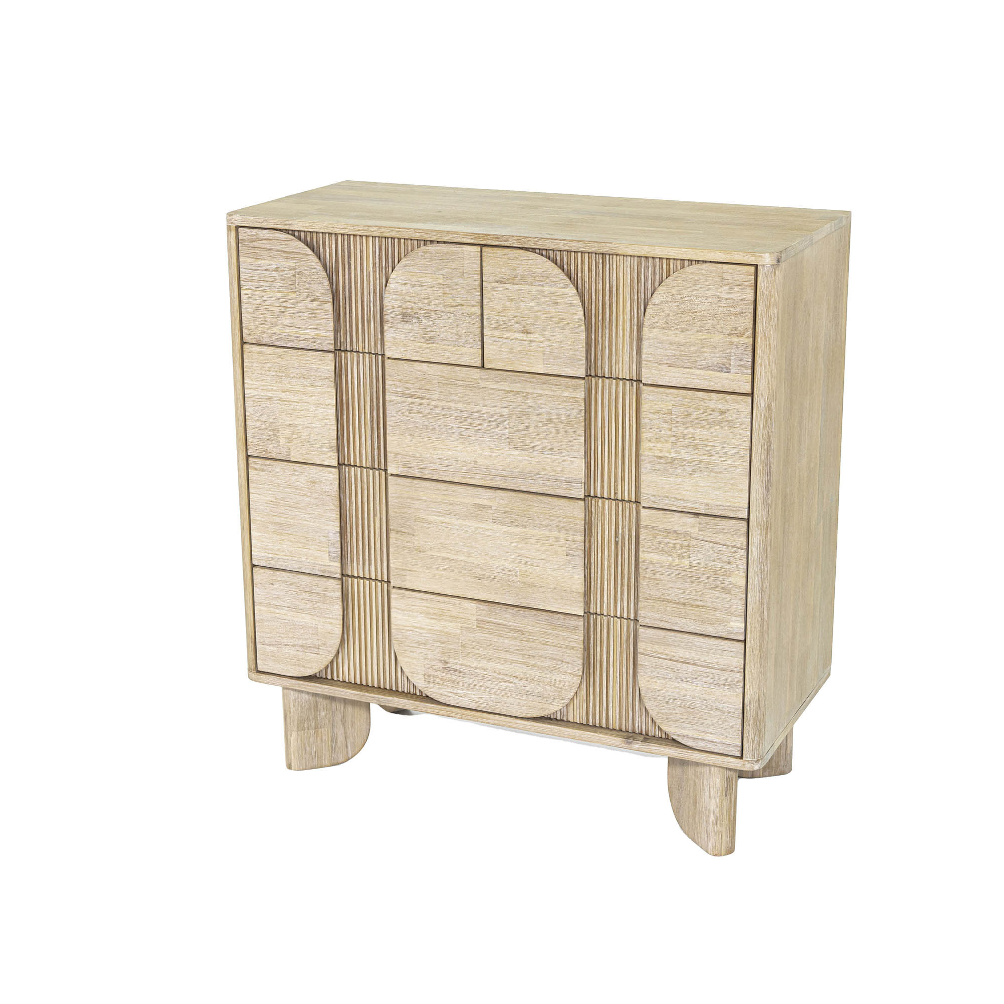 LH Home Hina 5-Drawer Acacia Chest | Perigold
