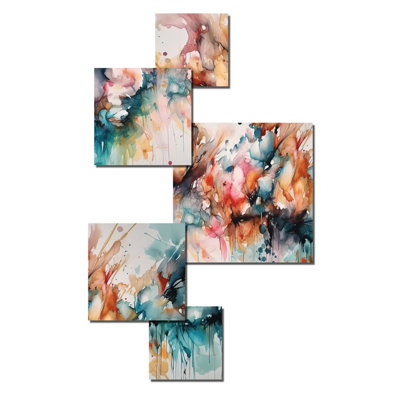 Orren Ellis Captivating Boho Dance III 5 Pieces | Wayfair
