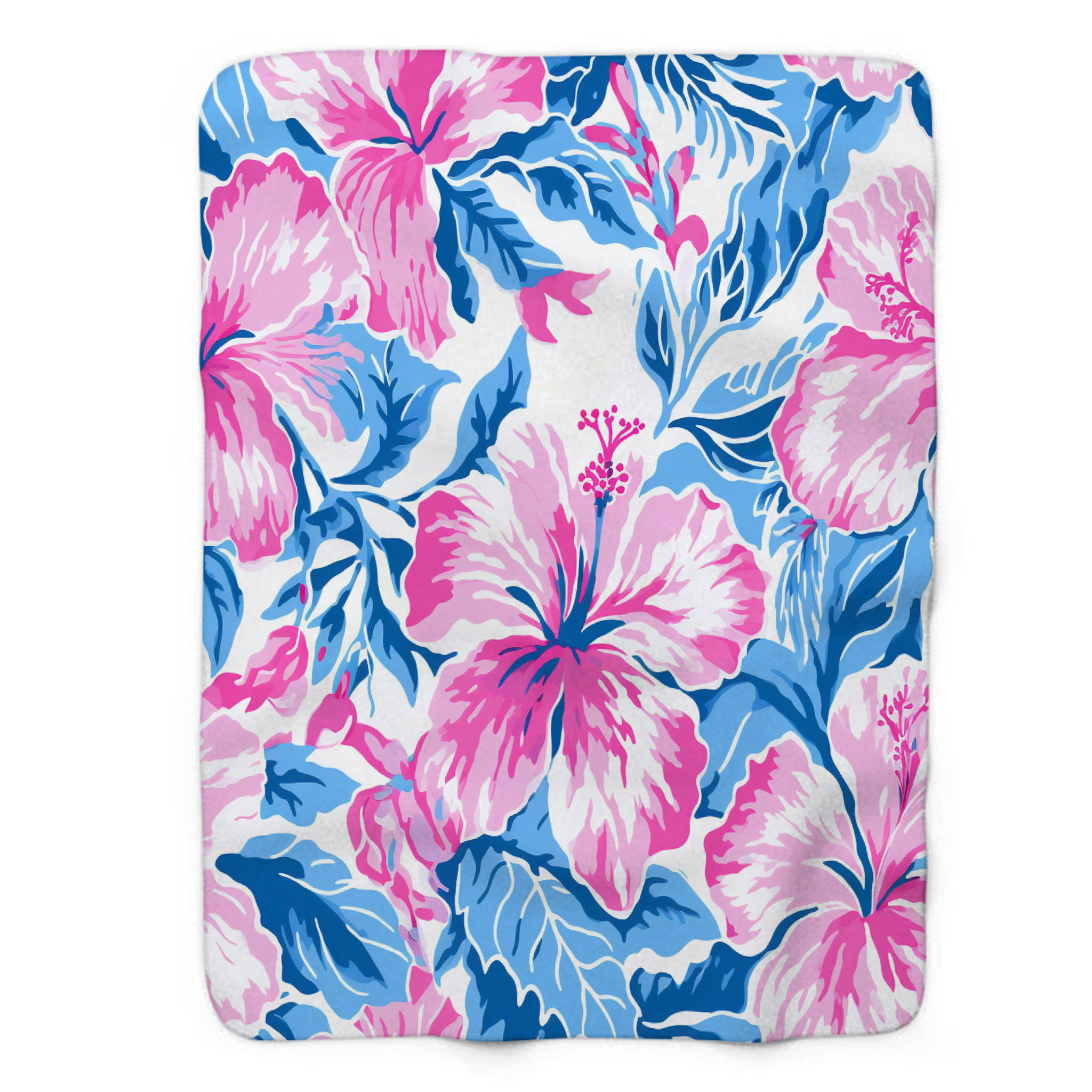 MentionedYou Preppy Floral Blooms - 1 Piece Premium Blanket | Wayfair