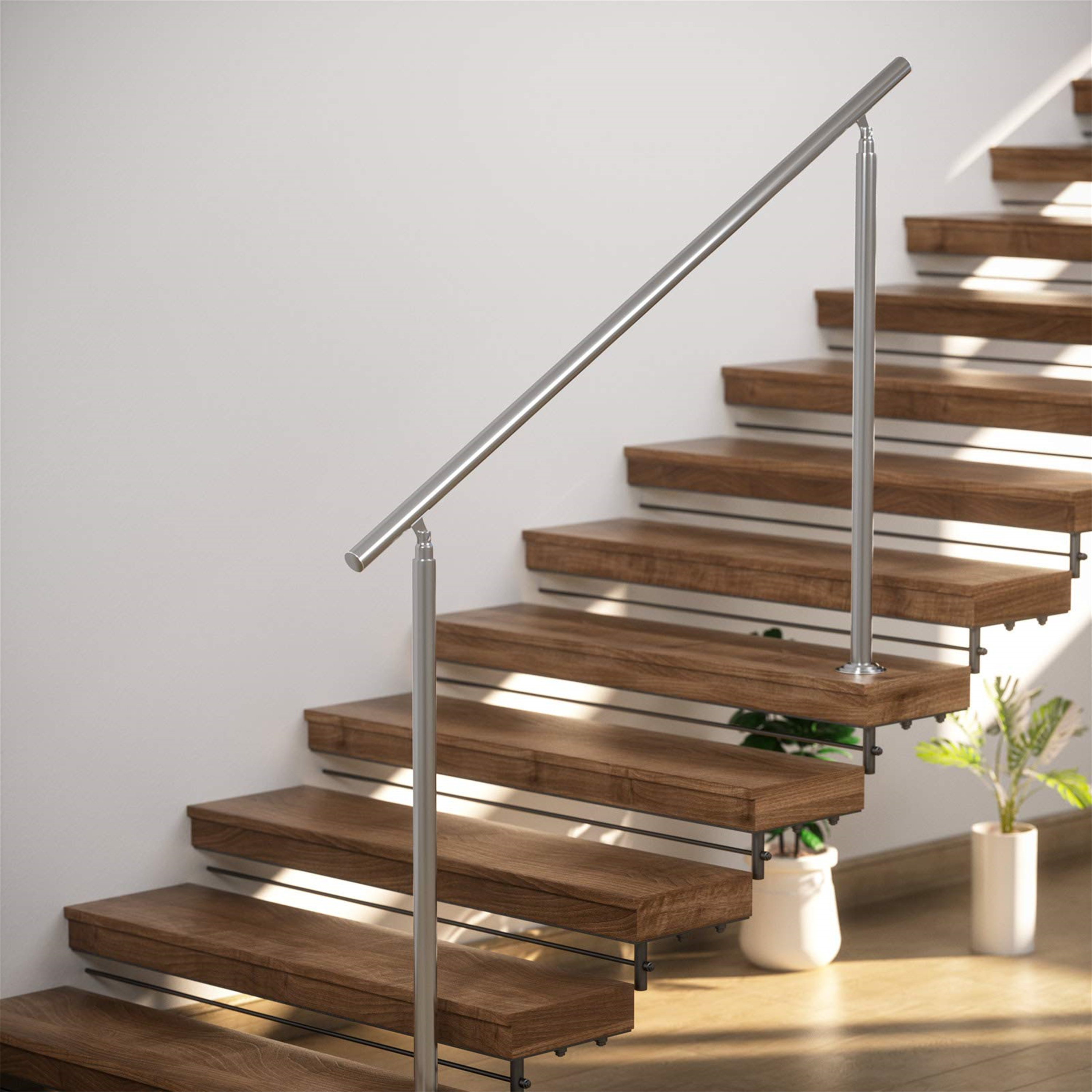 Symple Stuff 160 Cm Stainless Steel Handrail Bannisters | Without Cross ...