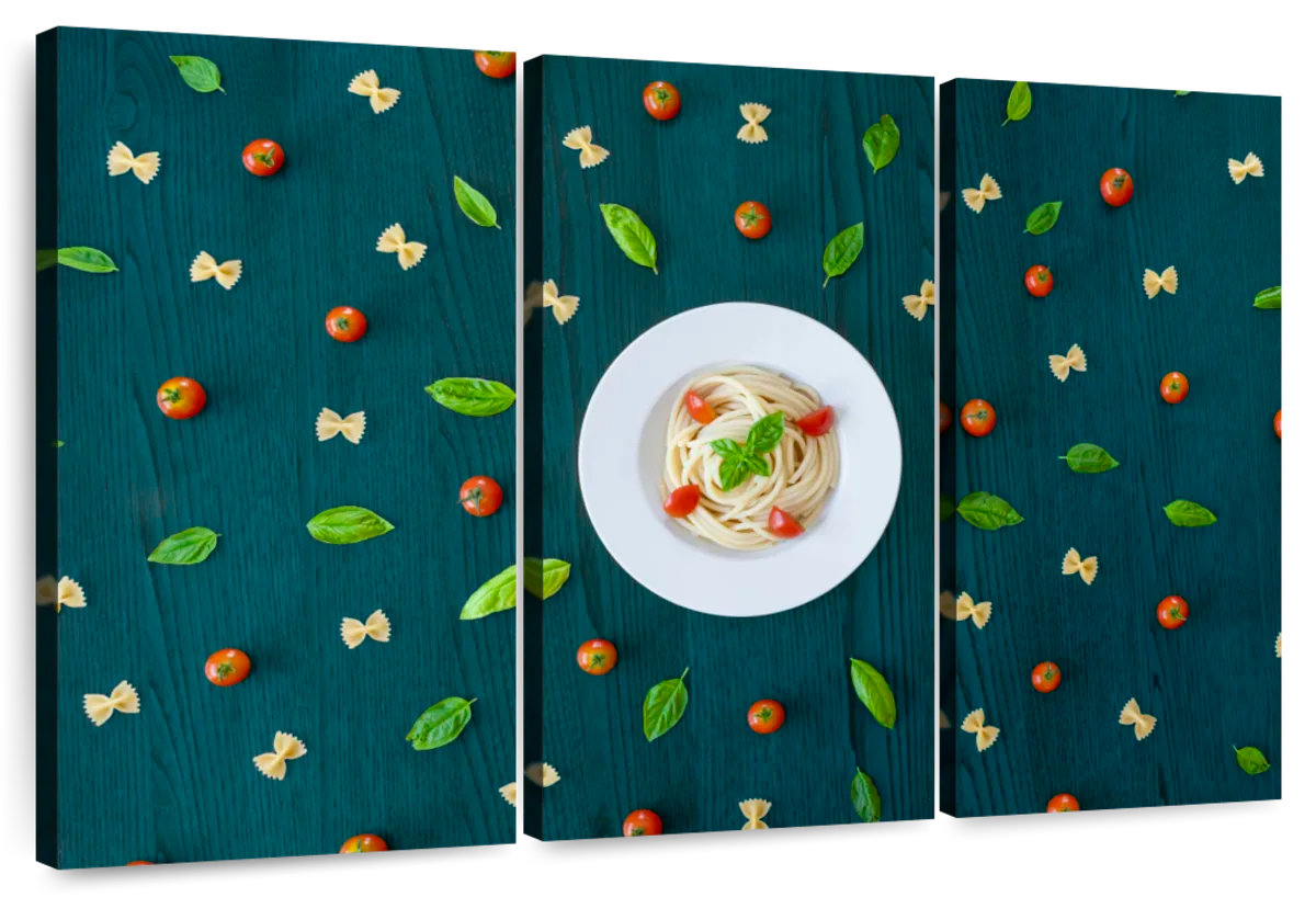 Ebern Designs Italian Pasta Pattern | Wayfair