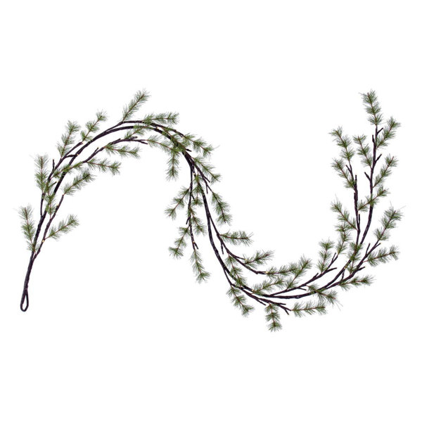 The Holiday Aisle® Vickerman LED Frosted Mini Pine Twig Collection ...
