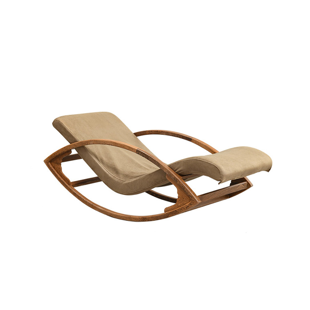 ChairVogue New Chinese Solid Wood Rocking Chair Rocking Chair | Wayfair