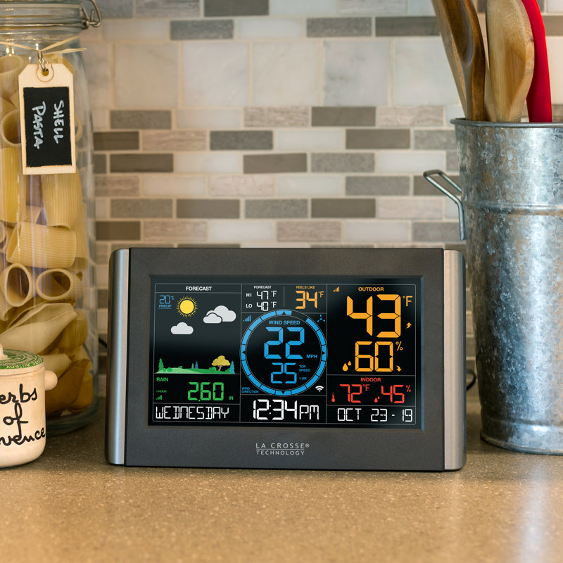 La Crosse Technology V22-wrth Color Wireless Wifi Professional Weather ...