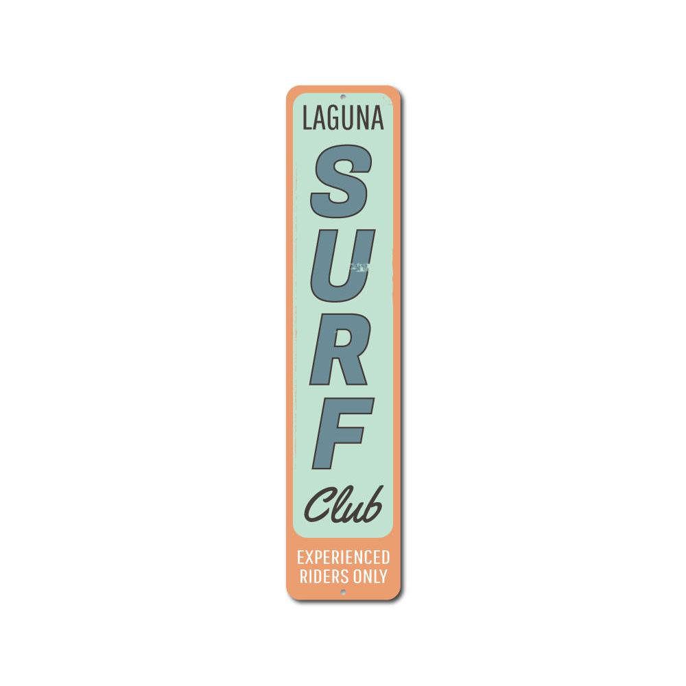 Lizton Sign Shop, Inc Surf Club Vertical Custom Aluminum Sign | Wayfair