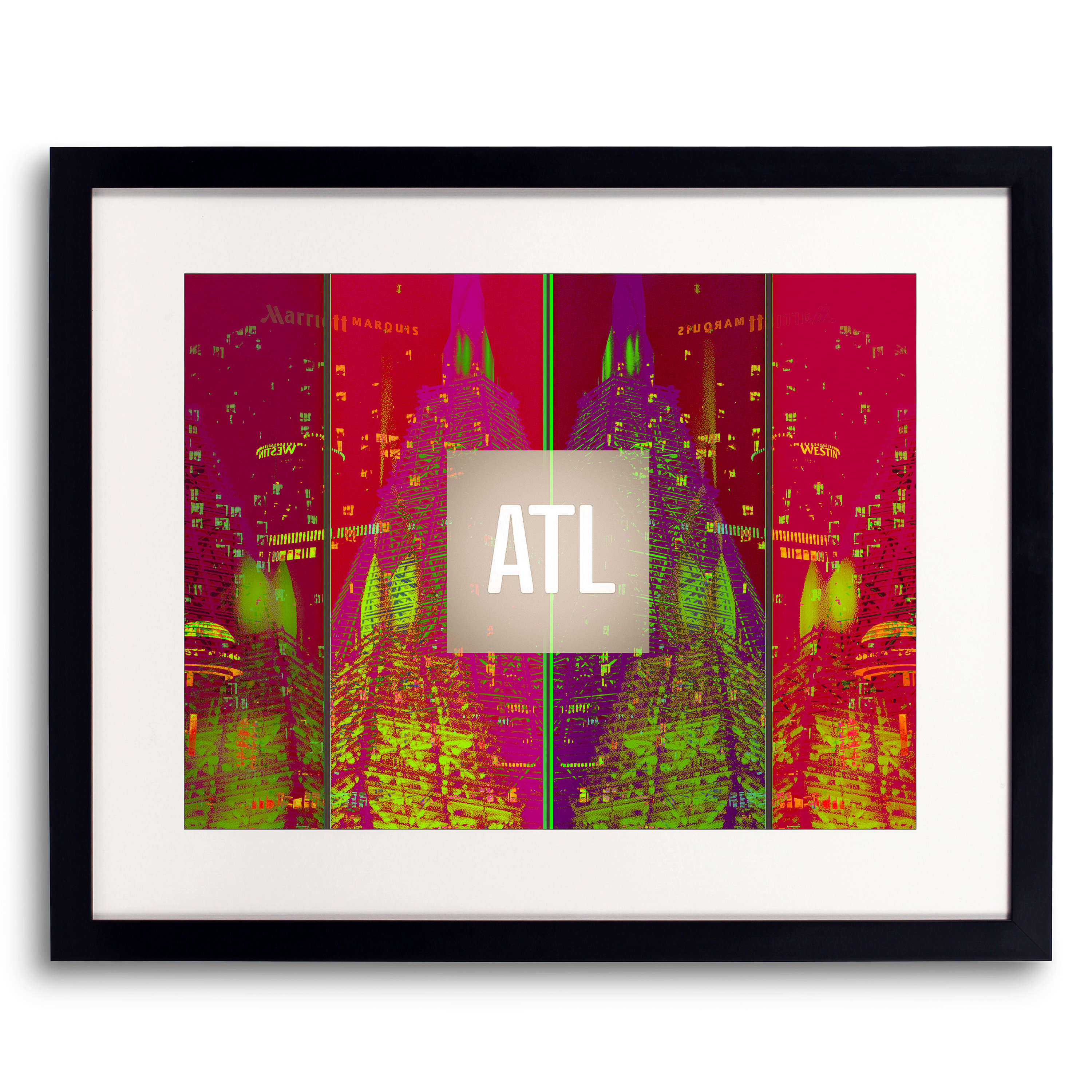 Made & Curated Welcome to Atlanta by Kevin Quinn - Framed Fine Art on ...