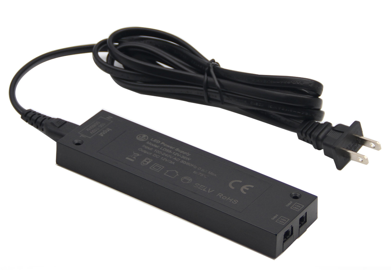 VST 12V Back Dimmable LED Power Supply for Cabinet Strips Lights | Wayfair