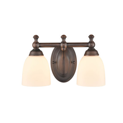 Beachcrest Home West Boylston 2 - Light Dimmable Vanity Light | Wayfair