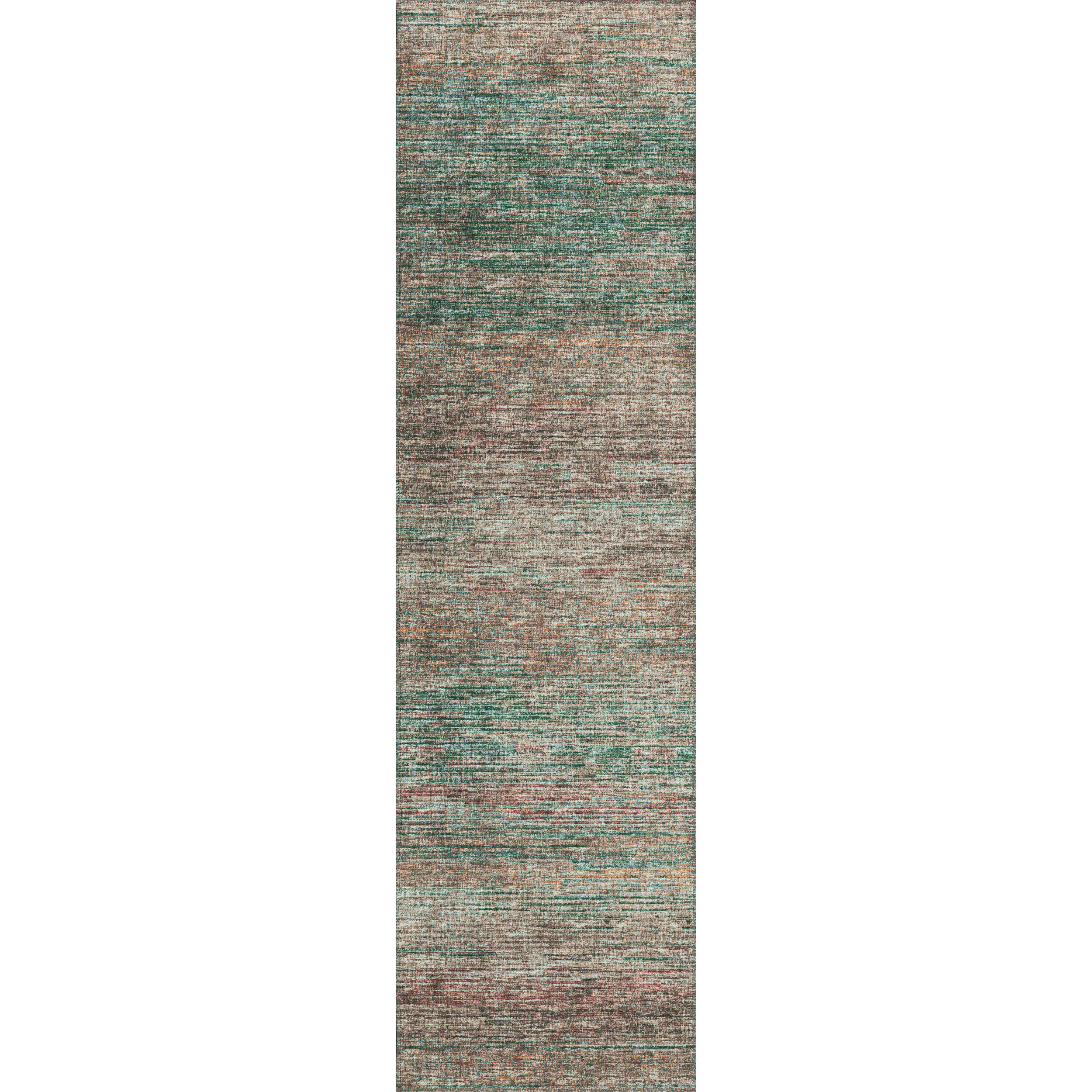 Dakota Fields Contemporary Multi-Color Distressed 3'' X 5'' Area Rug ...