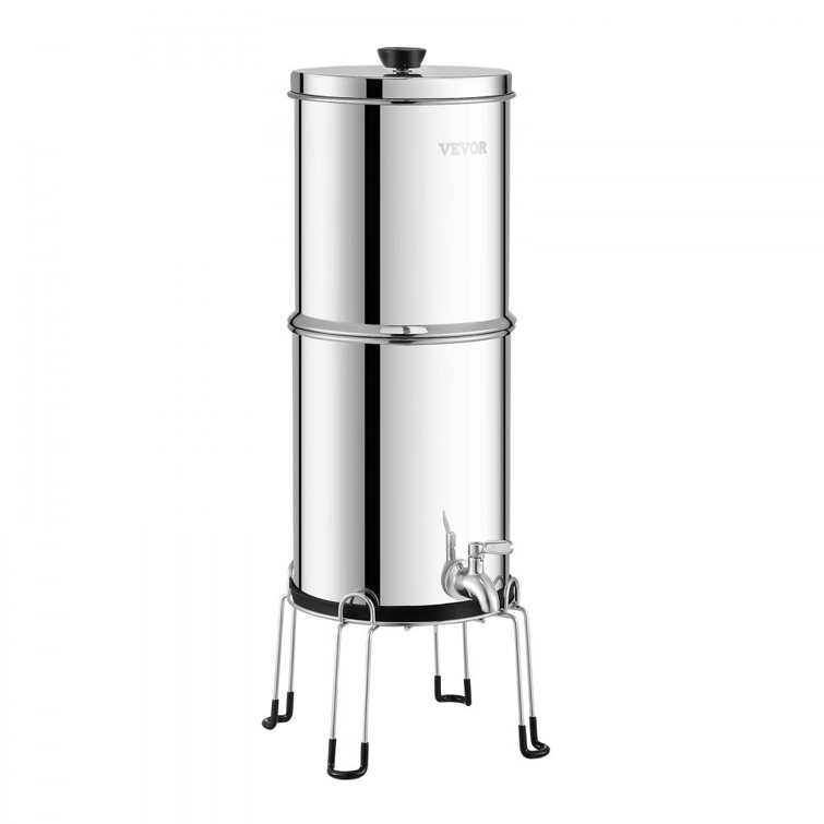 Stellweilan Tessberg 2.25G Gravity-fed Water Filter Countertop System ...