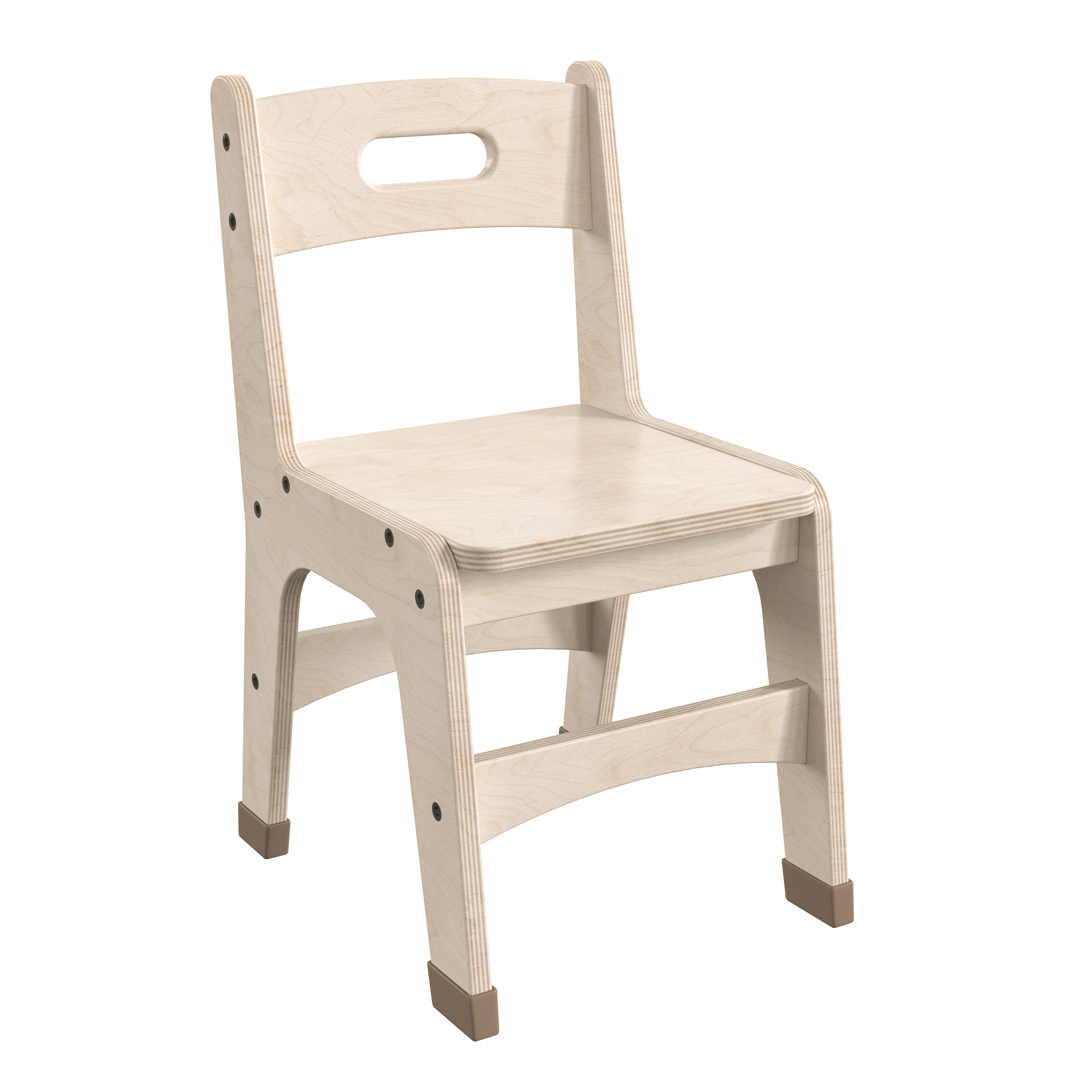 Bright Beginnings Commercial Grade Wooden Classroom Chairs with Non ...