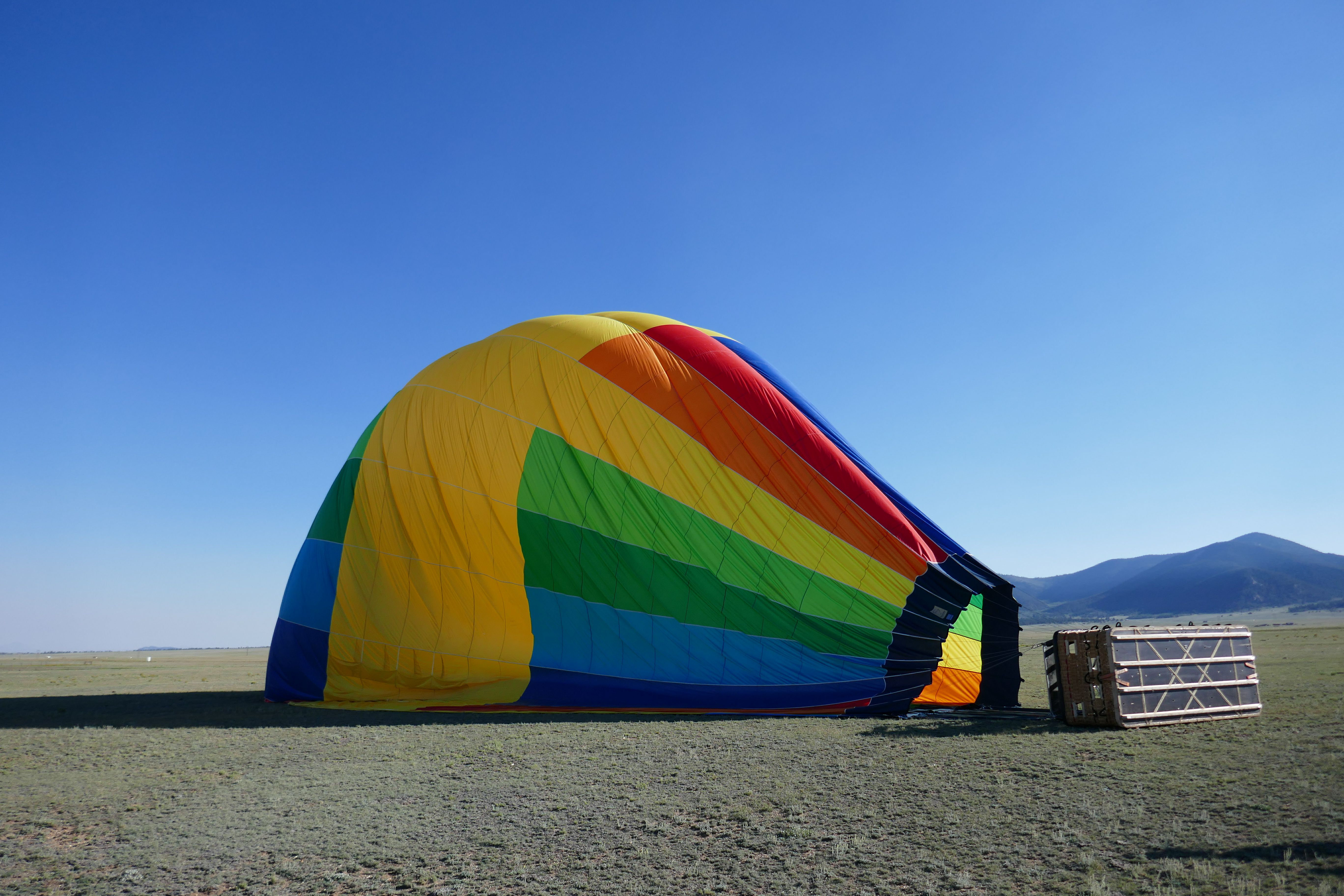 Ebern Designs Deflated Hot Air Balloon by David Johnson - Wrapped ...