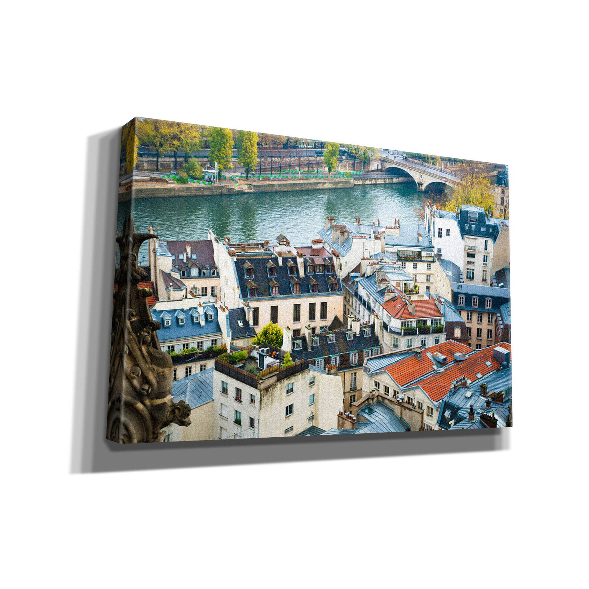 Red Barrel Studio® 'Paris Rooftops' By Sonja Quintero, Canvas Wall Art ...