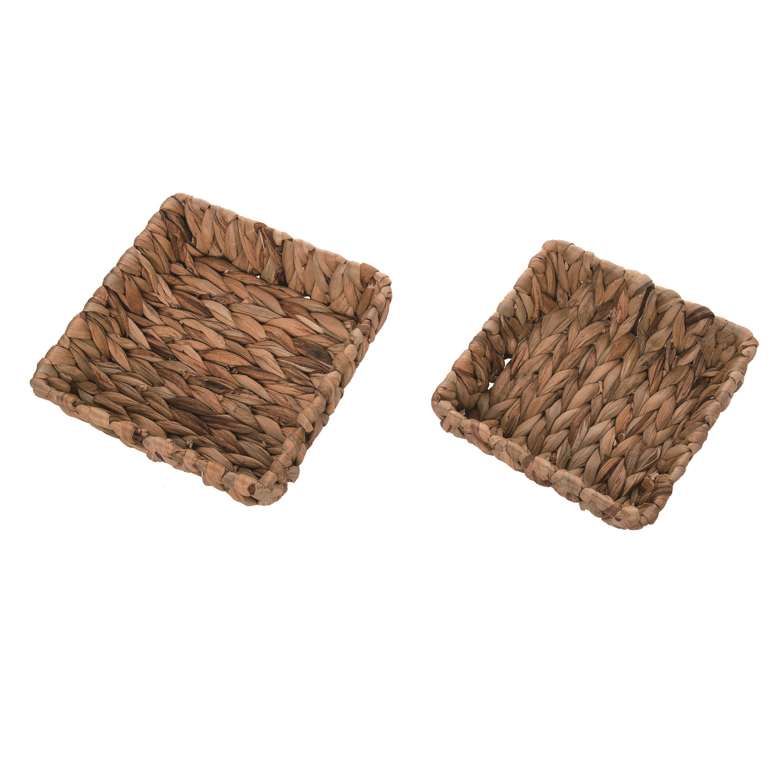 Beachcrest Home™ Grass 9.75 in. Brown Spring Braided Nested Trays Set ...