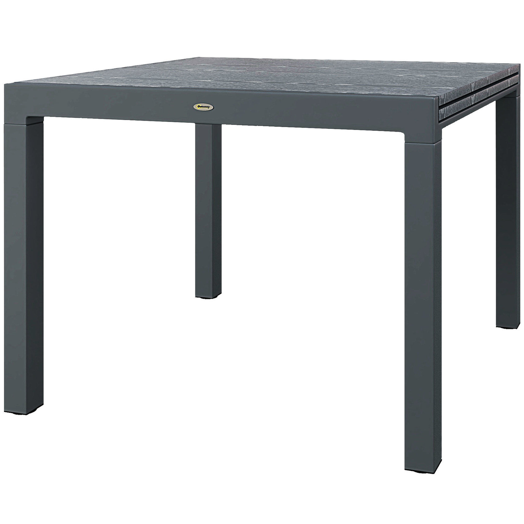Latitude Run® Expandable Patio Table, 41" - 83", Dark Gray Shade ...