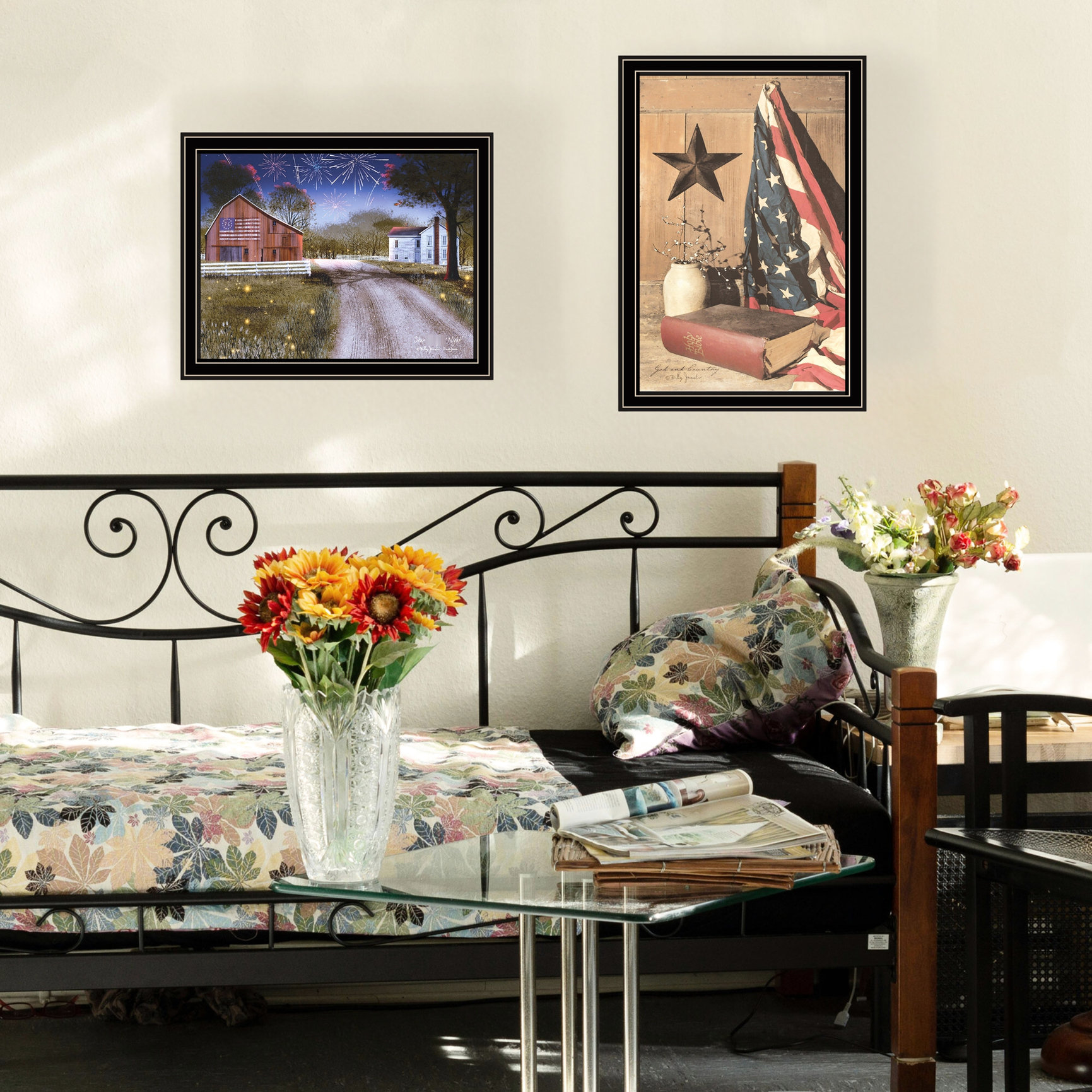One Allium Way® Bedroom Wall Artwork Piece - Multicolor Modern Style ...