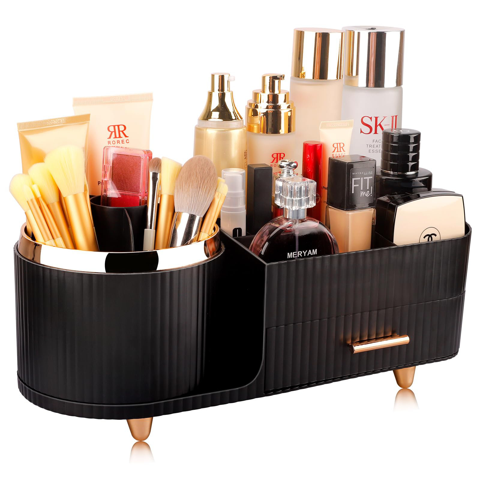 Rebrilliant Razik Plastic Makeup Organizer | Wayfair
