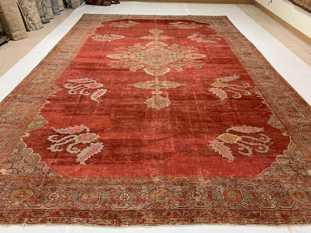 Home and Rugs One-of-a-Kind 10′5″ x 16′ Vintage Persian Distressed ...