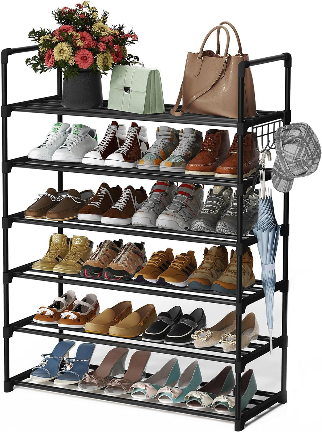 Rebrilliant 24 Pair Shoe Storage | Wayfair