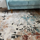17 Stories Rian Abstract Rug & Reviews | Wayfair