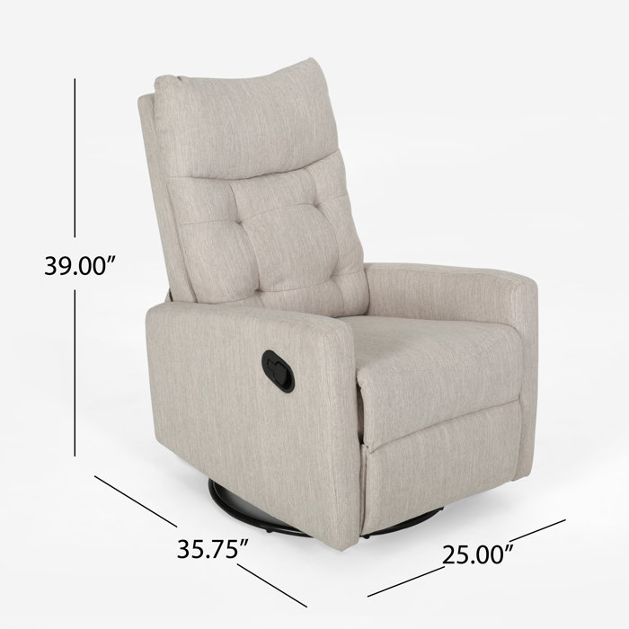 Latitude Run® Goodrow Upholstered Recliner & Reviews | Wayfair