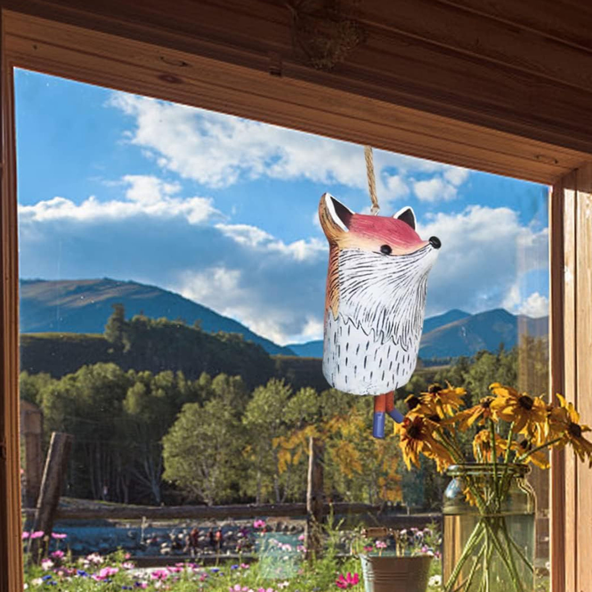 Loon Peak Charming Wind Chimes for Outdoor and Home Decor - PVC Hanging ...