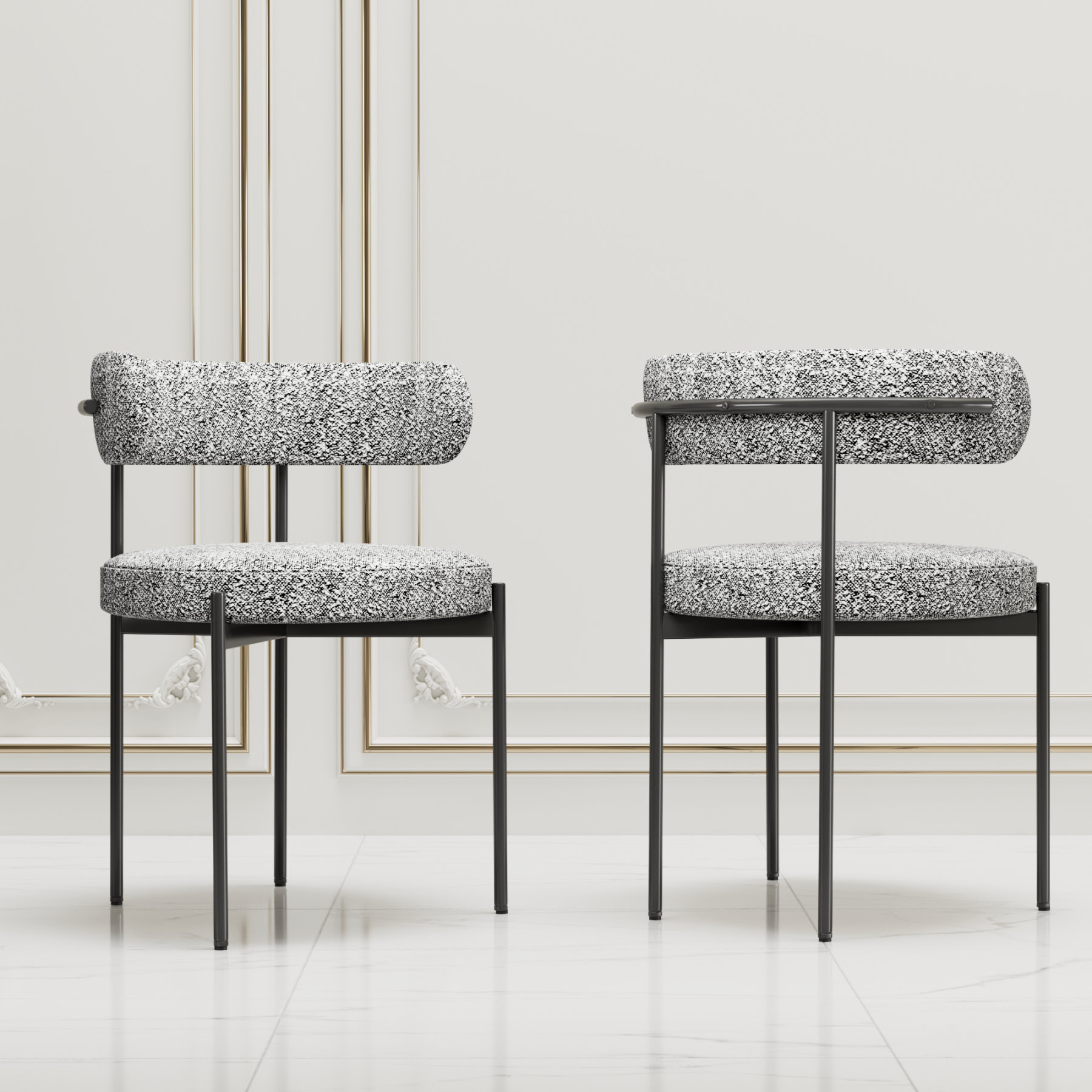 Mercer41 Modern Simple Dining Chair | Wayfair