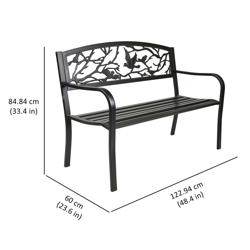 Laurel Foundry Modern Farmhouse® Avery Birds and Branches Metal Garden ...