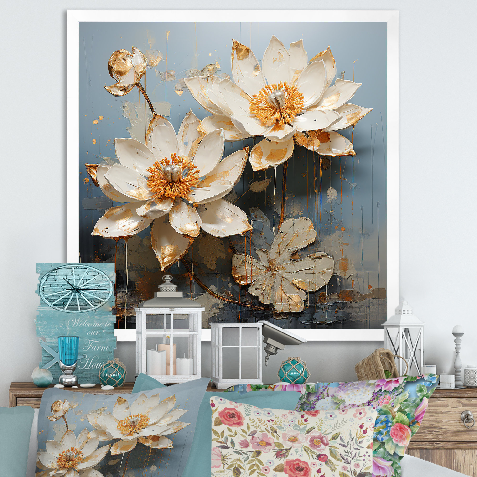 House of Hampton Lotus In Harmony I - Lotus Canvas Wall Art - Wayfair ...