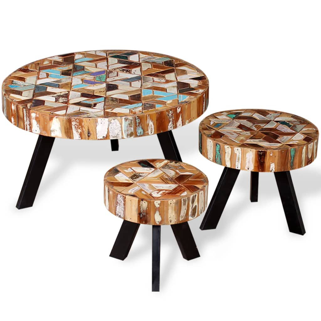 World Menagerie Solid Wood Frame Nesting Tables Coffee Table | Wayfair