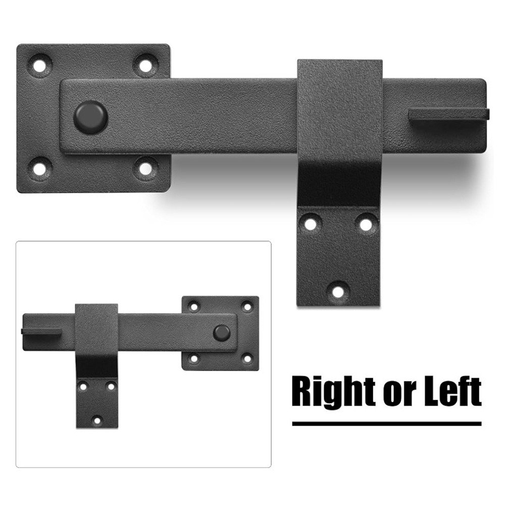 MAXAYA Heavy Duty 6" Barn Door Gate Flip Latch Lock, Study Metal Gate L ...