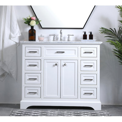 Lark Manor™ Herrell 42" Single Bathroom Vanity Set & Reviews | Wayfair