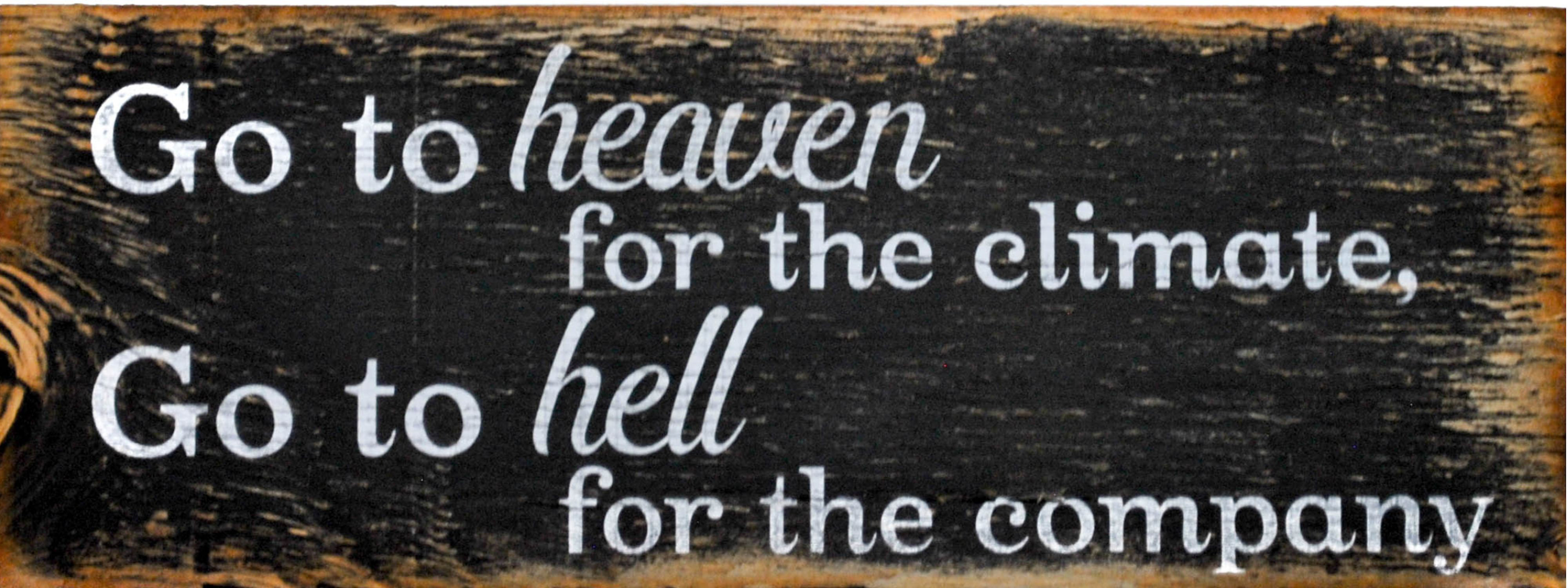 Winston Porter Allez au ciel pour le climat, allez à l’enfer de l ...