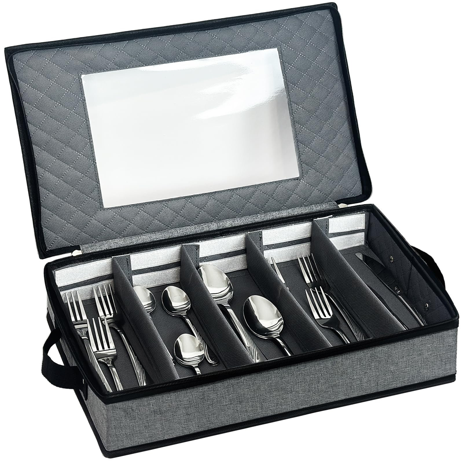 Rebrilliant Adjustable Lightweight Silverware Storage Organizer ...