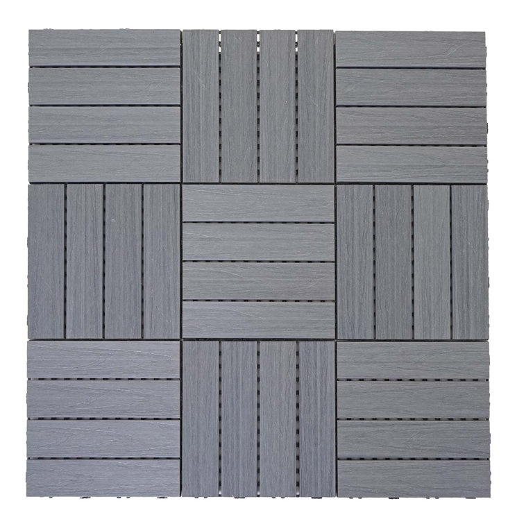 Symple Stuff 30cm x 30cm Wooden Floor Tile | Wayfair.co.uk