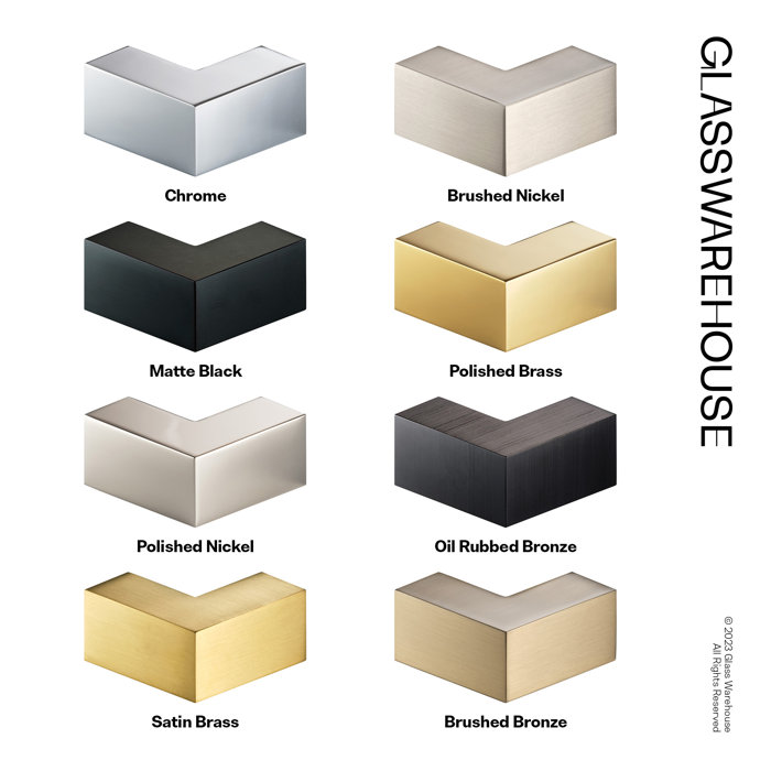 Glass Warehouse Albedo 34 in. x 58 in. Fully Frameless Glass Bathtub ...