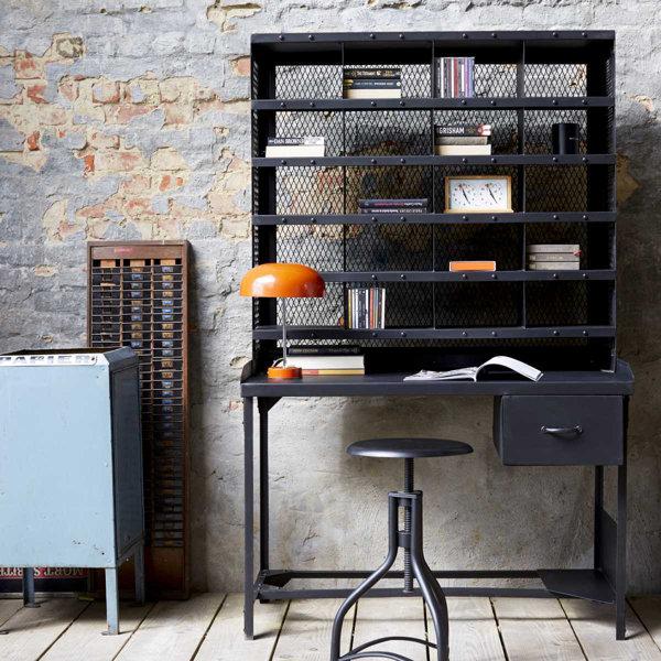 Tikamoon Metal Base Writing Desk | Wayfair.co.uk