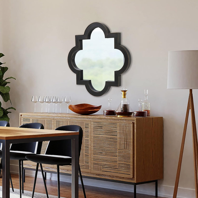 Red Barrel Studio® Bendix Hexagon Metal Wall Mirror | Wayfair