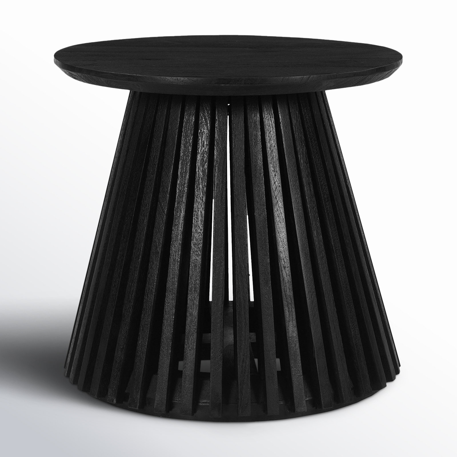 AllModern Hawkins Solid Wood Pedestal End Table | AllModern