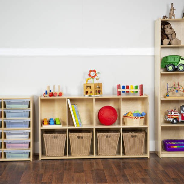 Wood Designs Contender 30 Compartment Cubby with Bins & Reviews | Wayfair