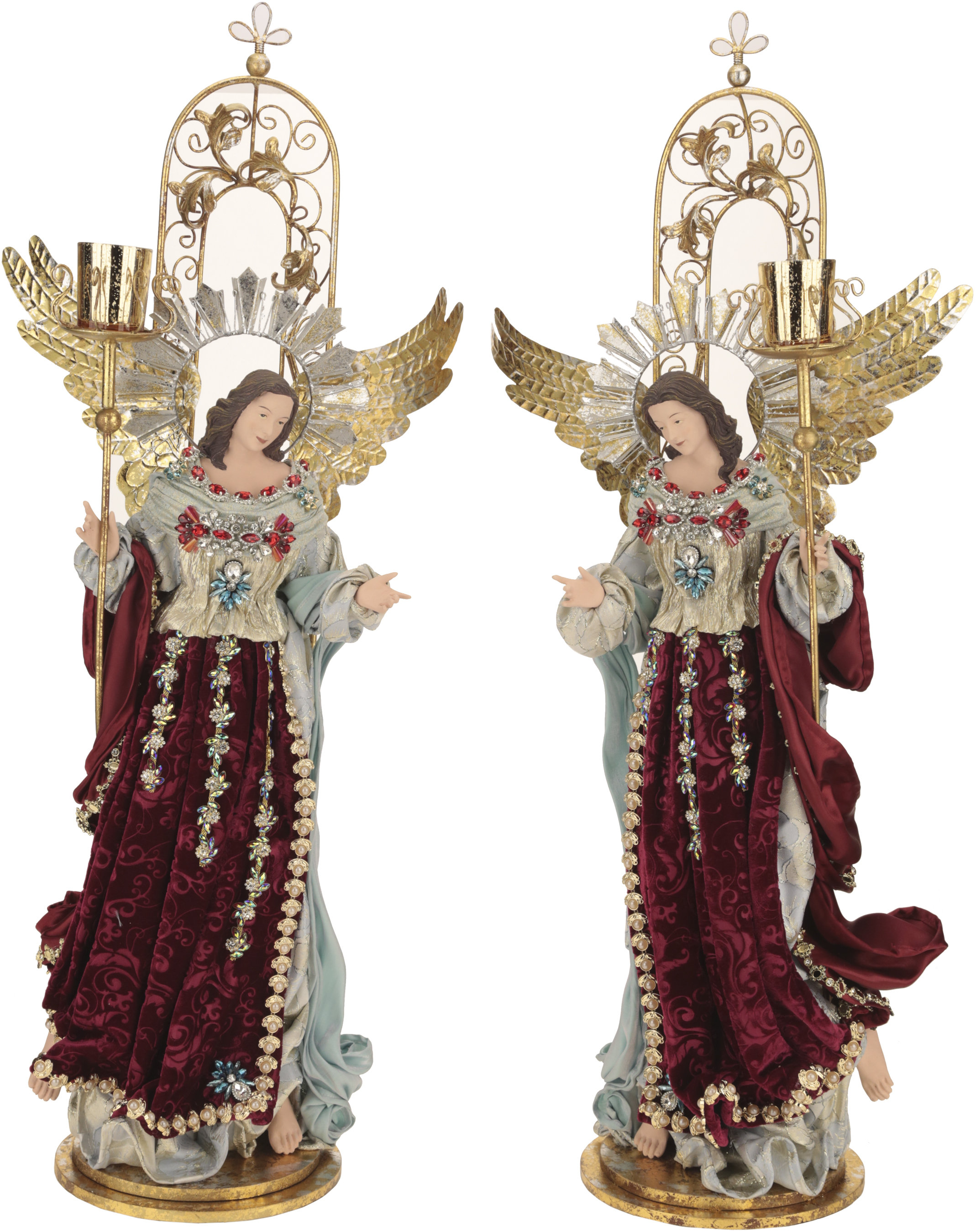 Mark Roberts Grand Angel With Creche | Wayfair