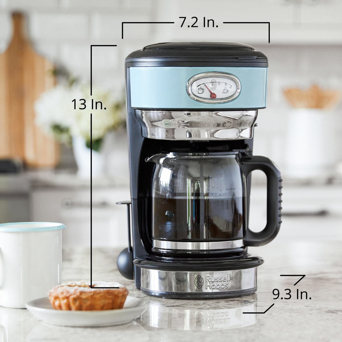 Russell Hobbs 8-Cup Retro Style Coffee Maker & Reviews - Wayfair Canada