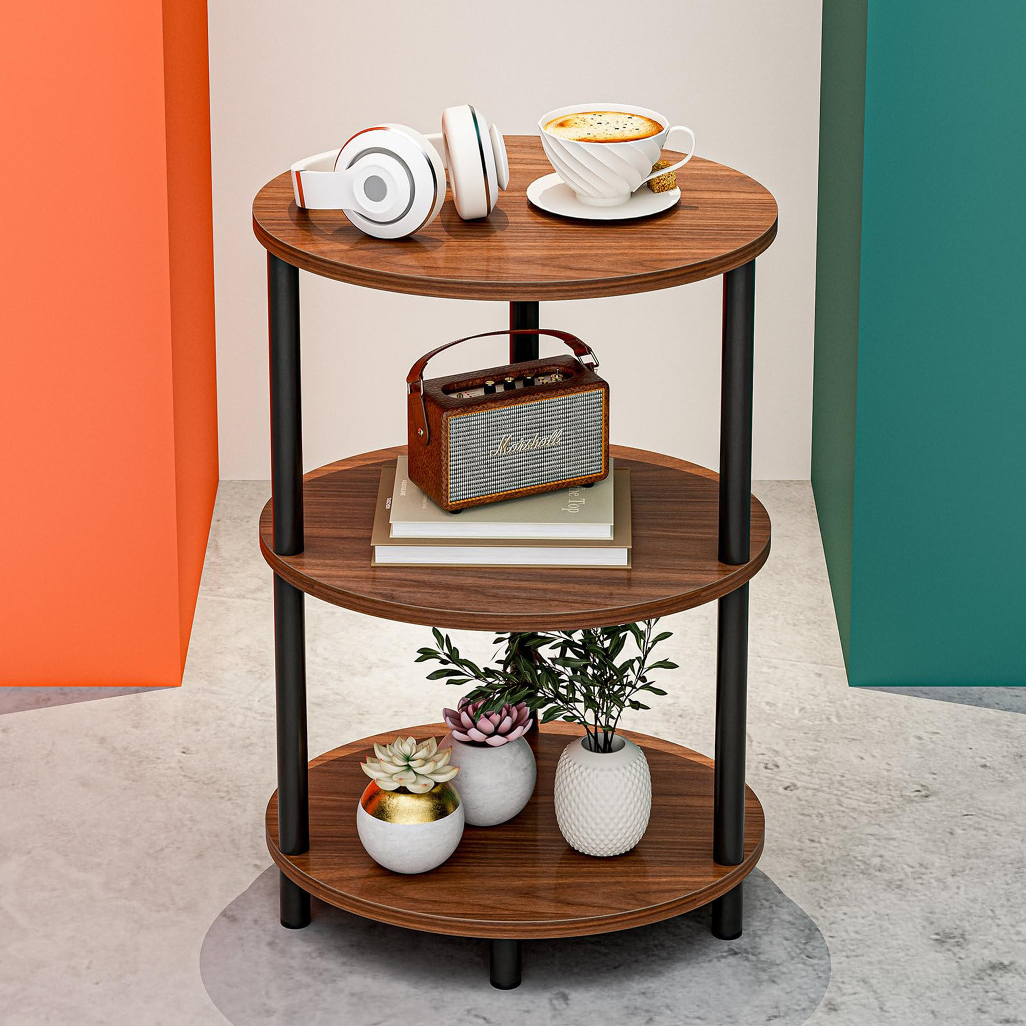 George Oliver 3-tier oval decorative table | Wayfair