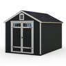 Handy Home Greenbriar 8 ft. W x 10 ft. D Wood Storage Shed With Floor ...