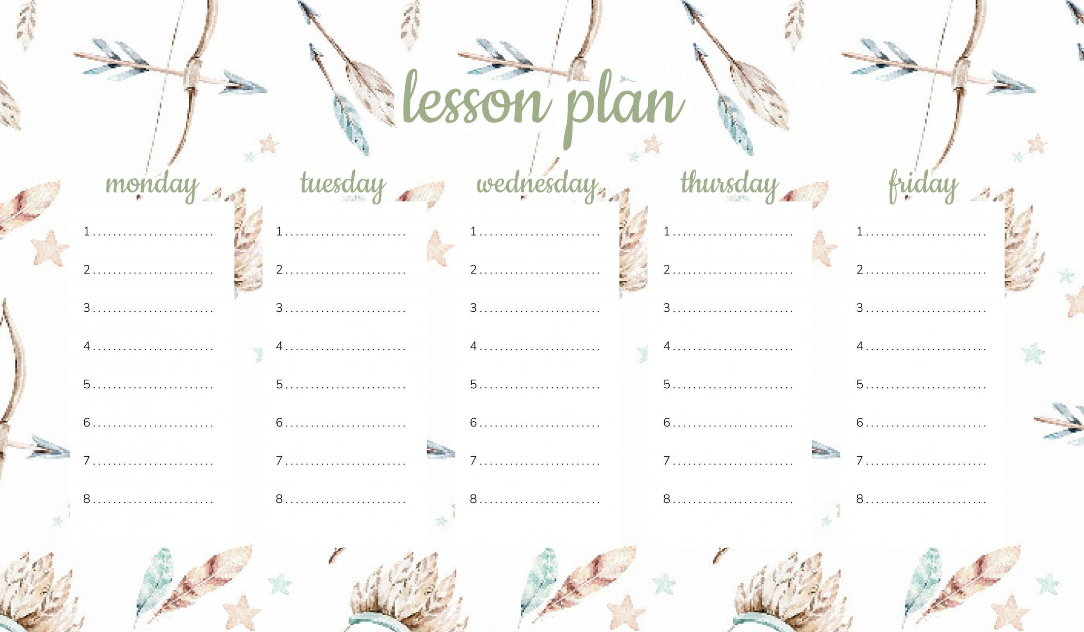 Wallvy Magnetic Lesson Plan Boho Arch | Wayfair.co.uk