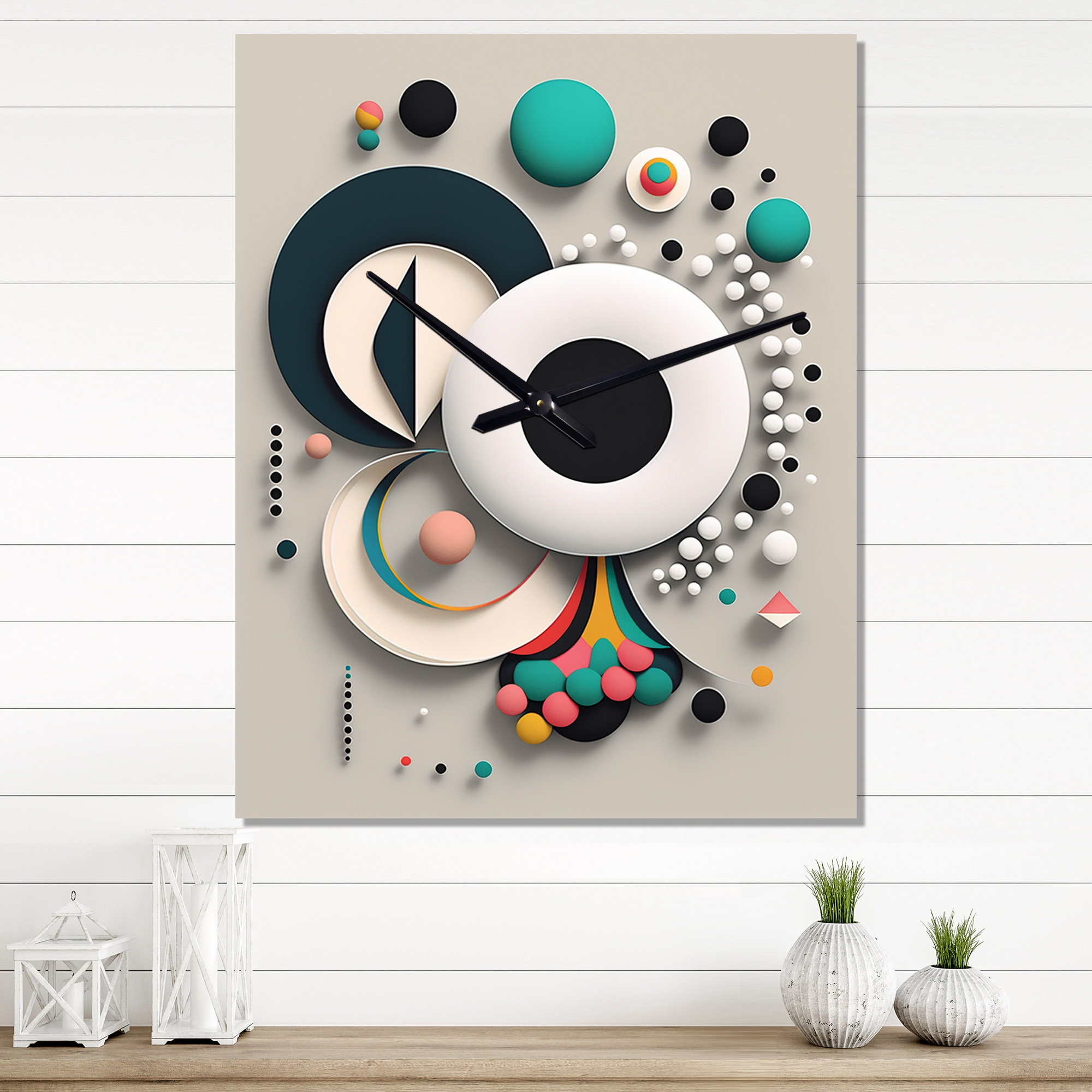 Design Art Geometry Of Awakening Retro Minimalism I - Modern Geometric ...