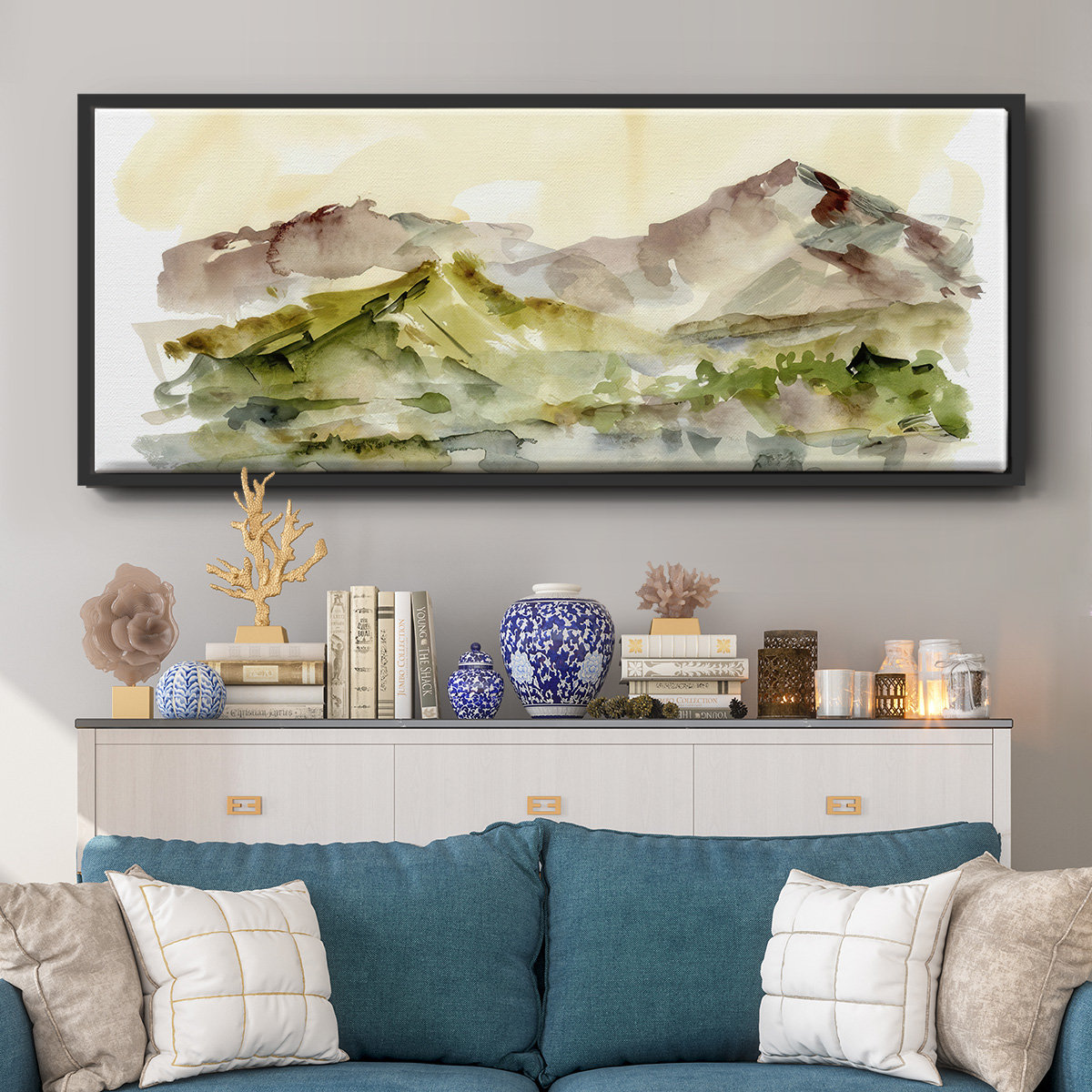 Wexford Home Plum Ridge II- Framed Canvas | Wayfair