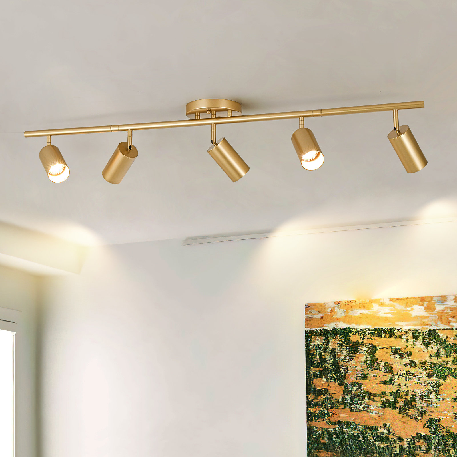Mercer41 Gulcan 5 - Light Linear Track Flush Mount Lighting - Wayfair ...