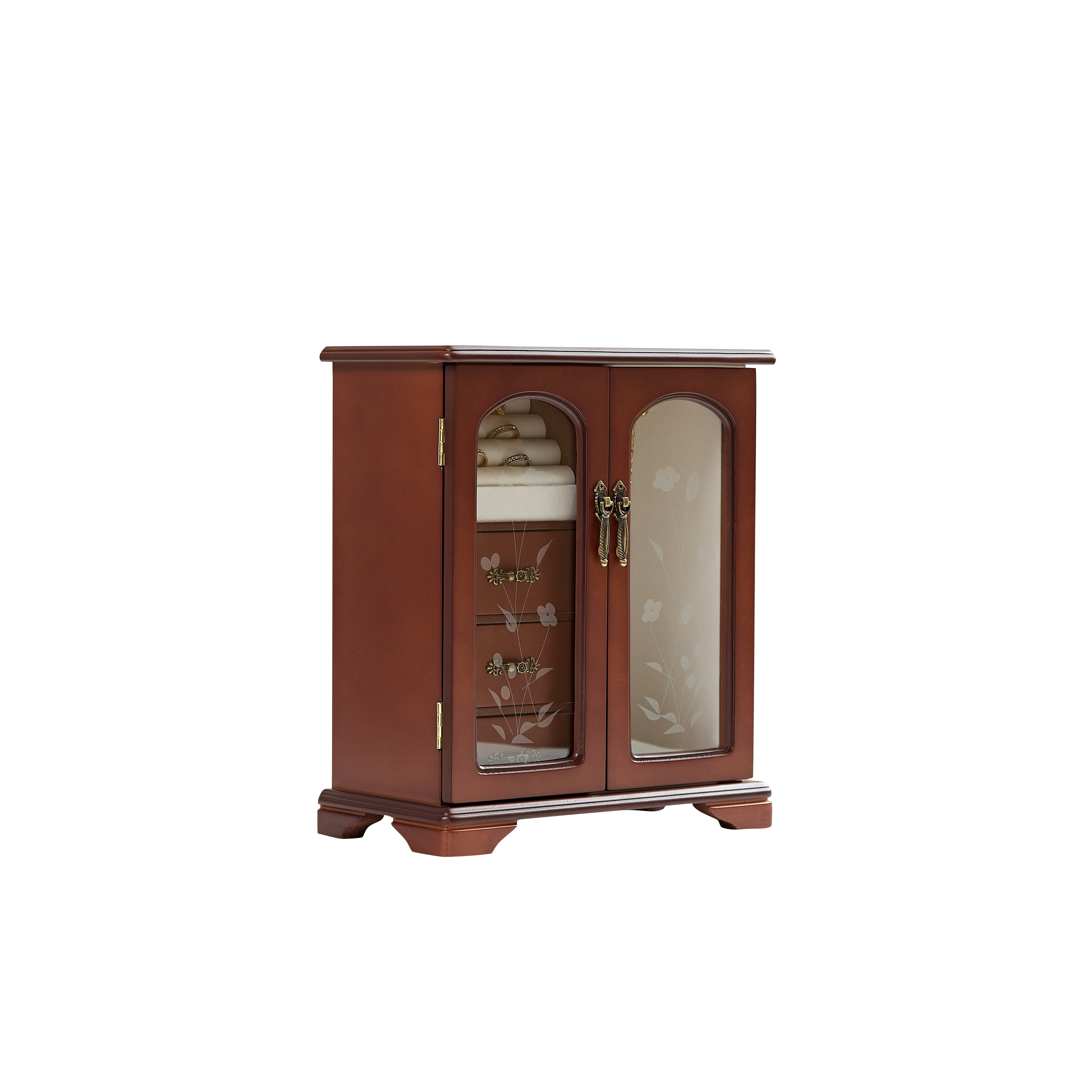 Latitude Run® Refined jewelry organizers and storage, vintage wooden ...