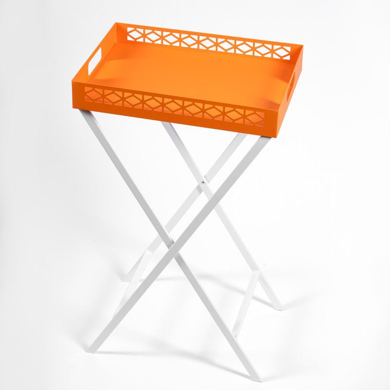 Ebern Designs Hilda Breeze Block Butler Table | Wayfair